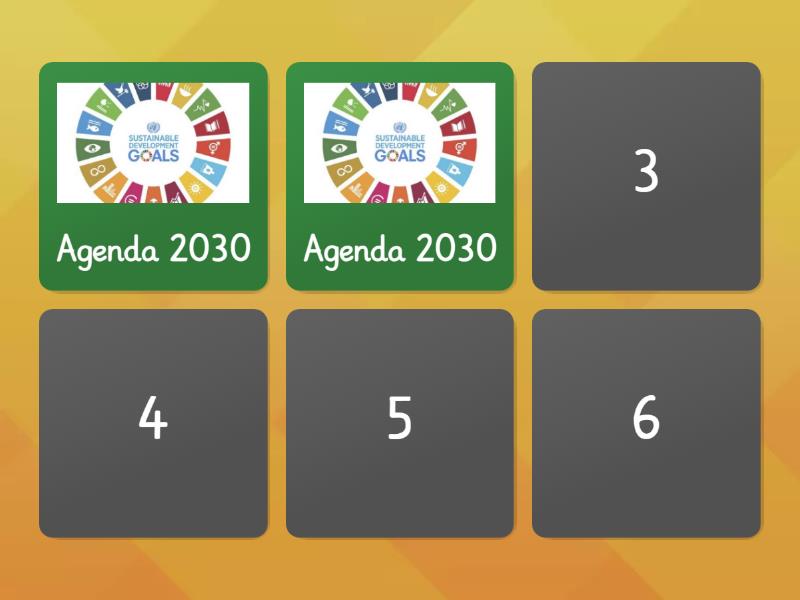 Agenda 2030 - Matching pairs