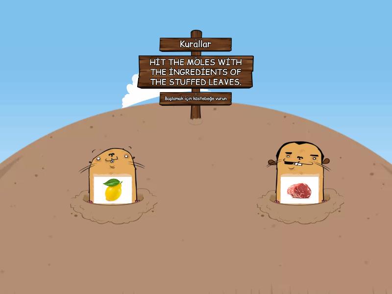 TRADİTİONAL DİSH GAME - Whack-a-mole