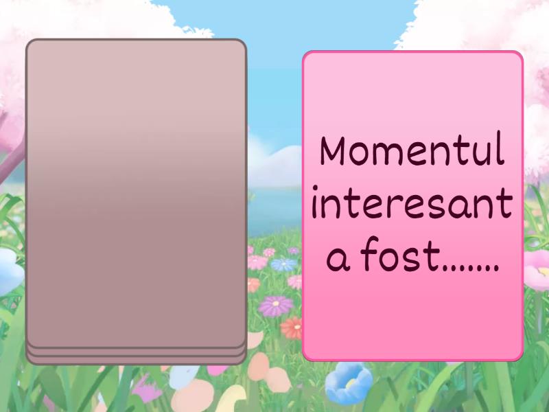 Autoevaluarea lecției - Speaking cards