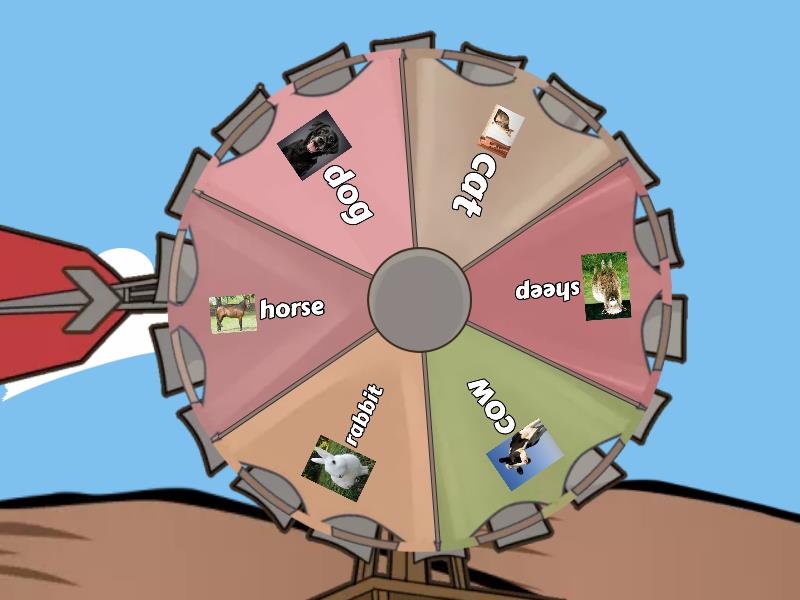 FARM ANIMALS - Spin the wheel