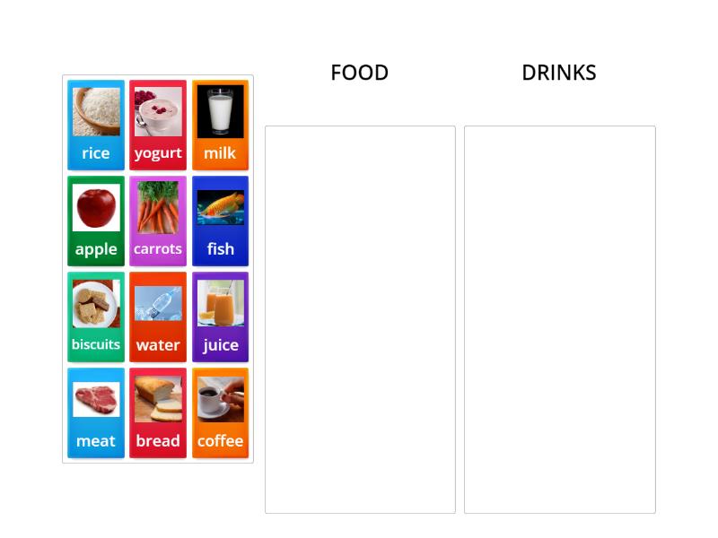 FF1 - Unit 12. Food - Categorize