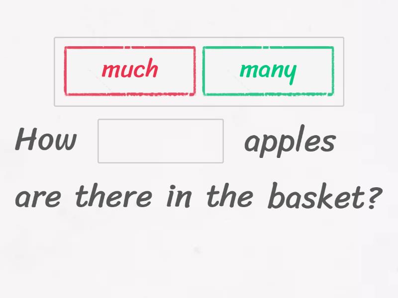 HOW MANY vs HOW MUCH (1) - Complete the sentence