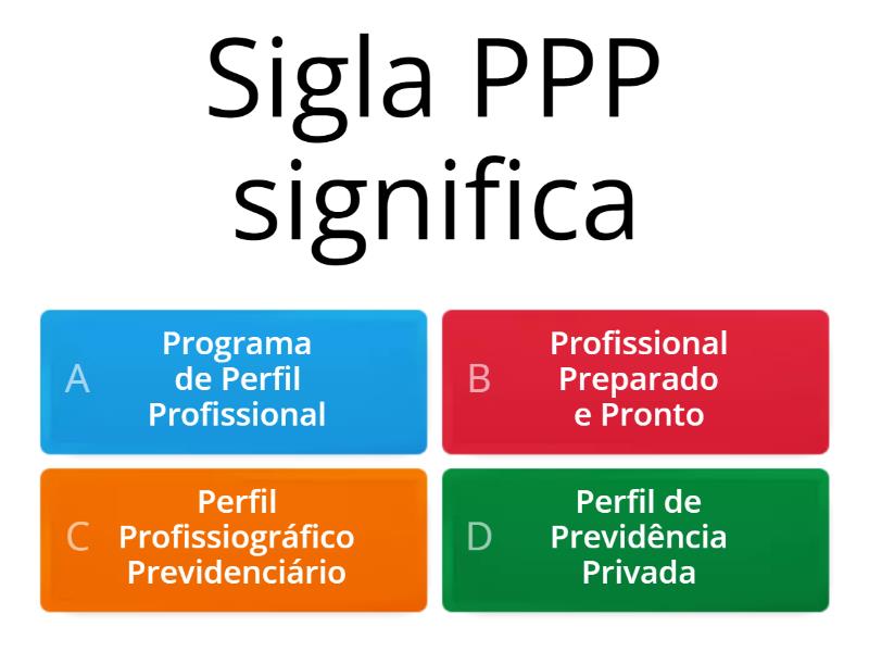 Siglas de documentos SST - Quiz