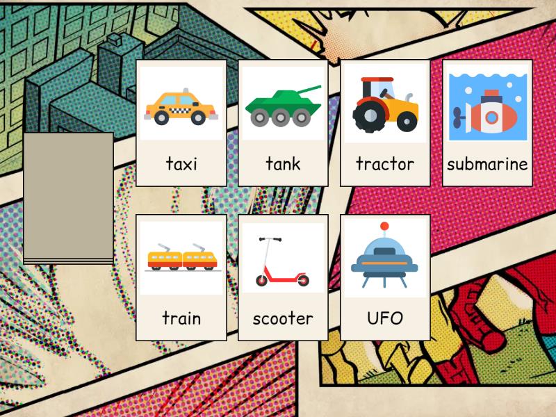 Cards: transport 3 - Speaking cards