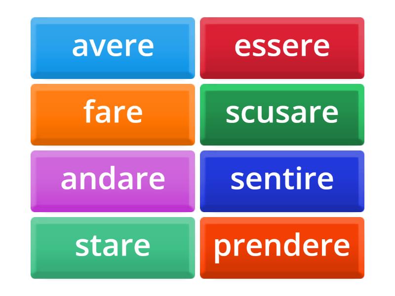 Congiuntivo presente (singolare) - Flip tiles