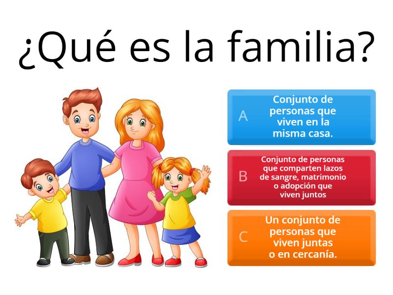 LA FAMILIA - Cuestionario