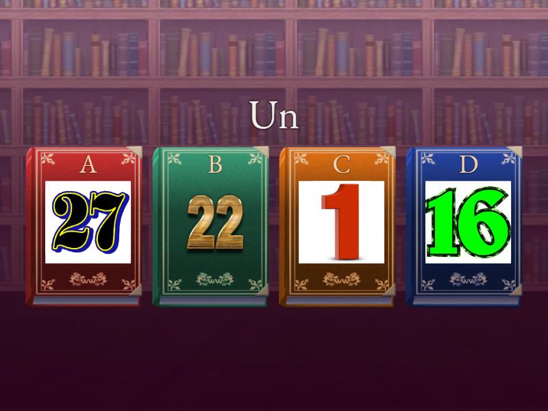 - Les nombres 1-20 - Quiz