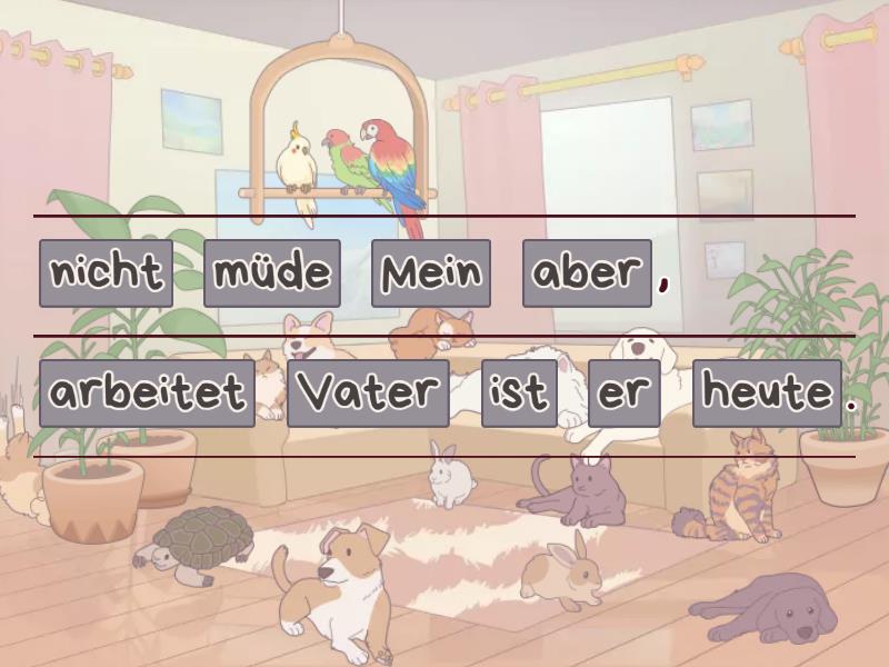 Wortfolge: und, oder, aber, denn - Die richtige Reihenfolge