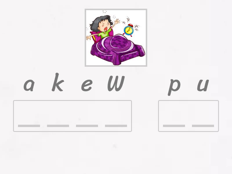 Daily routine 5 basic- - Anagram