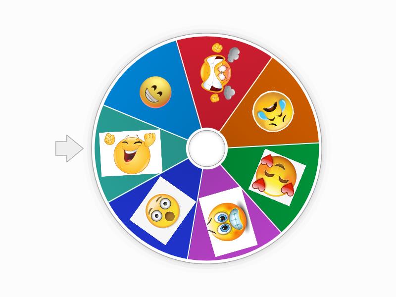 Emotion emojis - Spin the wheel