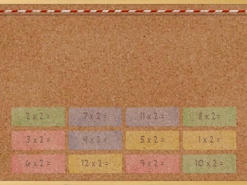 Adolygu tabl 2 - Find the match