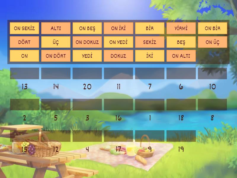 SAYILAR - Une las parejas