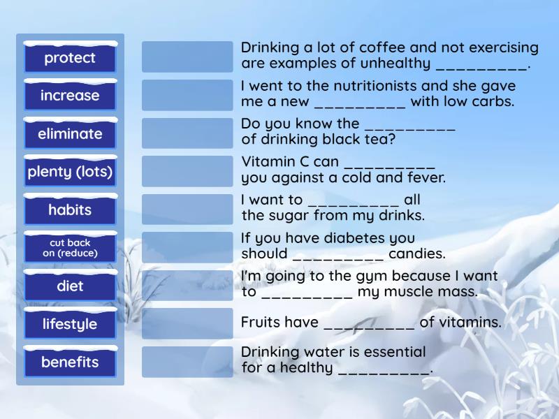 Basic 9 - Unit 2 Lesson B - Match up