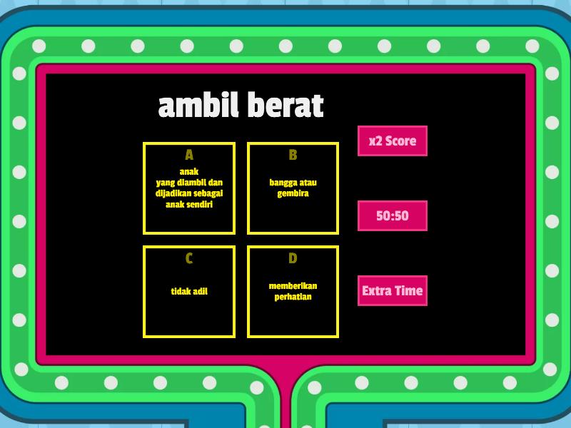 [Kuiz 2] Peribahasa Primari 3 - 4 [1-10] - Gameshow quiz