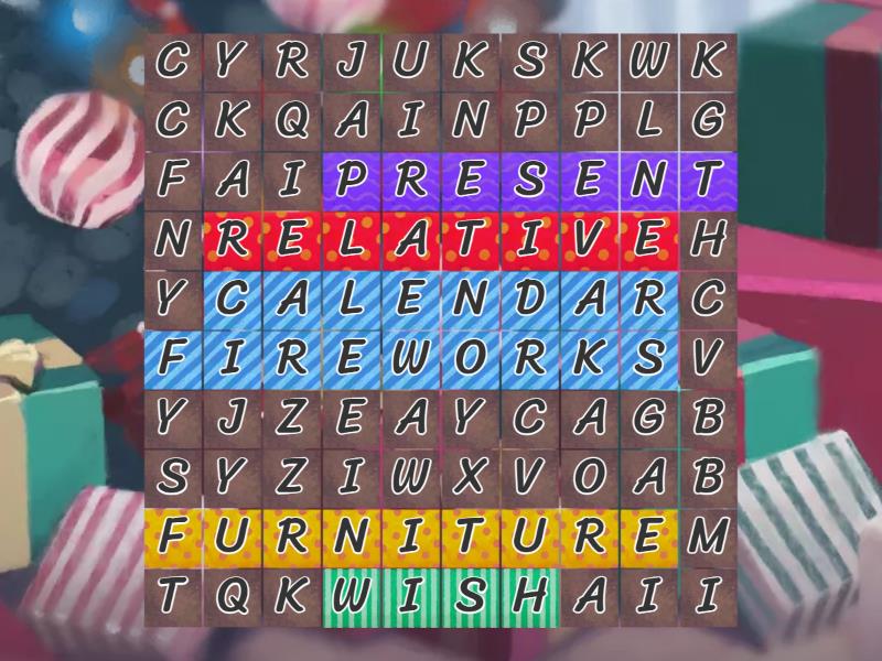 E6 - Unit 6 -Writing - Wordsearch
