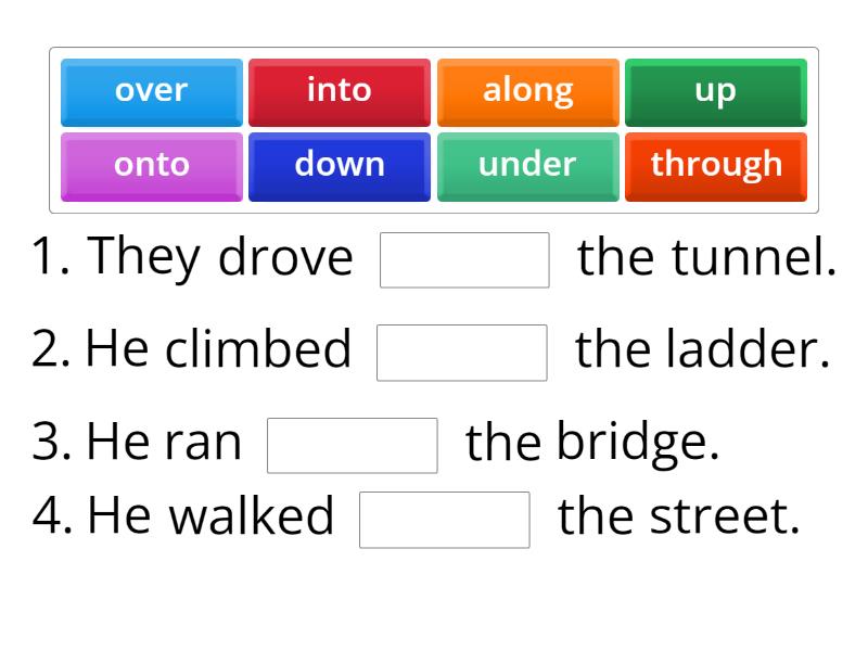 DESCRIBING A WALK 2 - Complete the sentence