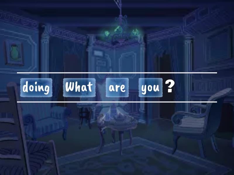 Present Continuous (word order) - Unjumble