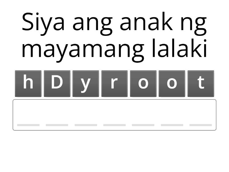 Sagutin at ayusin ang mga letra ayon sa isinasaad na paliwanag. - Anagram