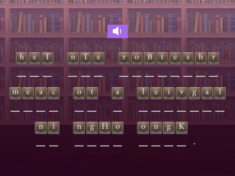 Dictation Paragraph - Anagram