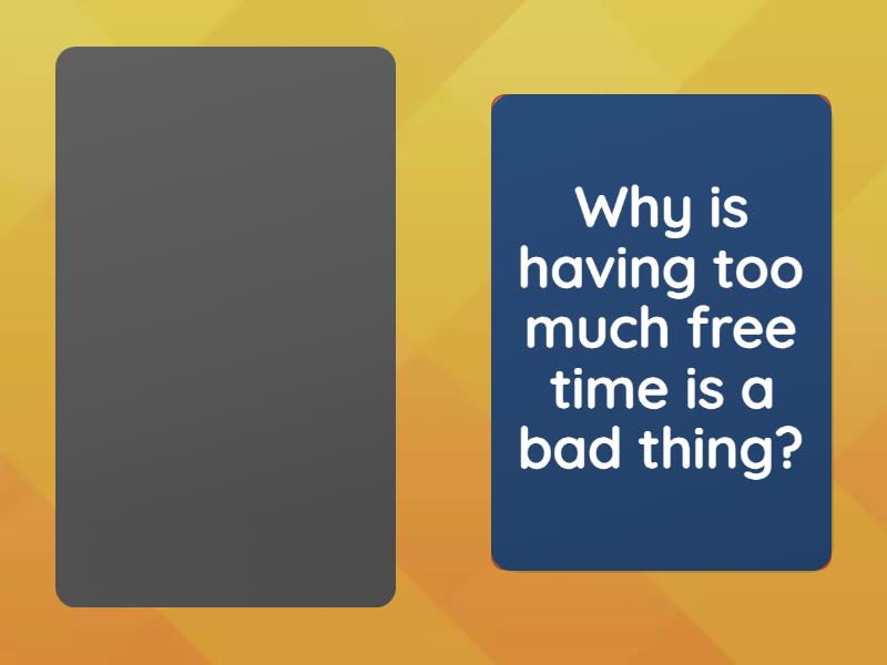 Talking about free time - Speaking cards