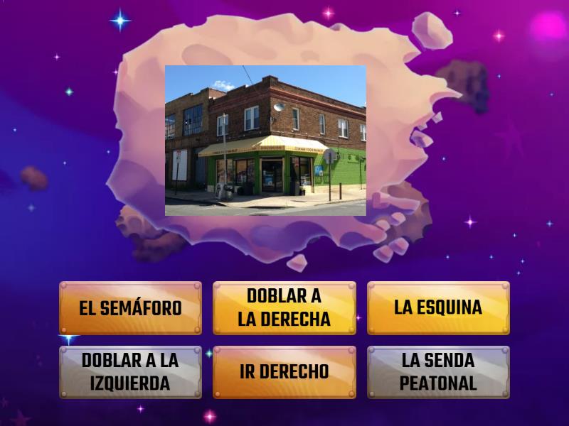 Lugares de mi barrio - elegir en el espacio - Find the match