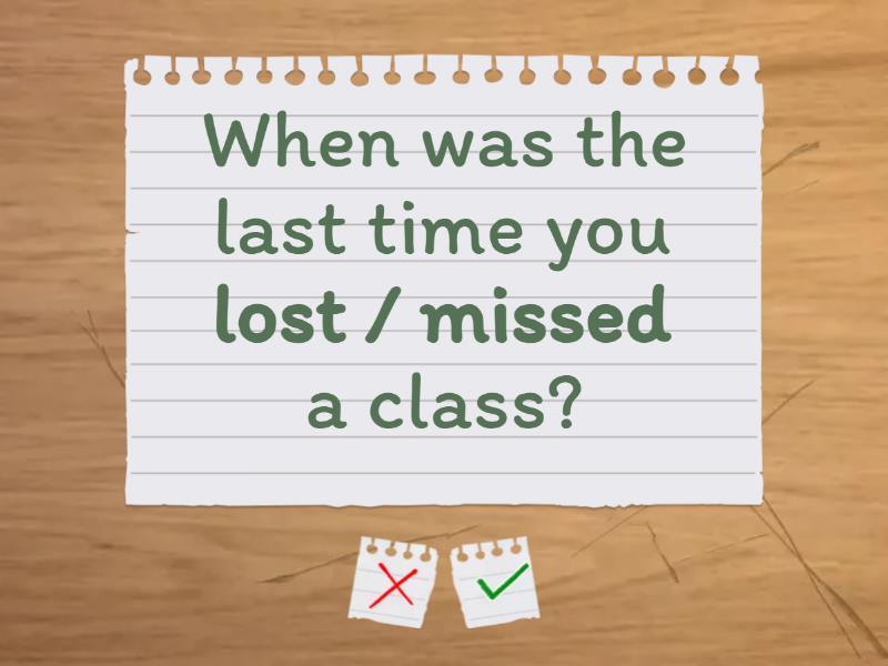 A2 8B Confusing Verbs Discussion Questions (FLASHCARD VERSION WITH ANSWERS) - Flash cards