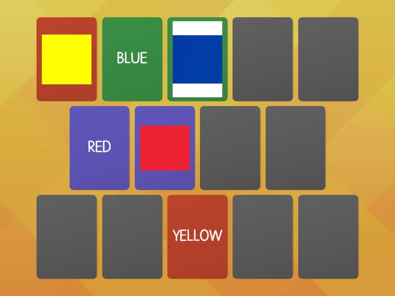 Colours - Matching pairs