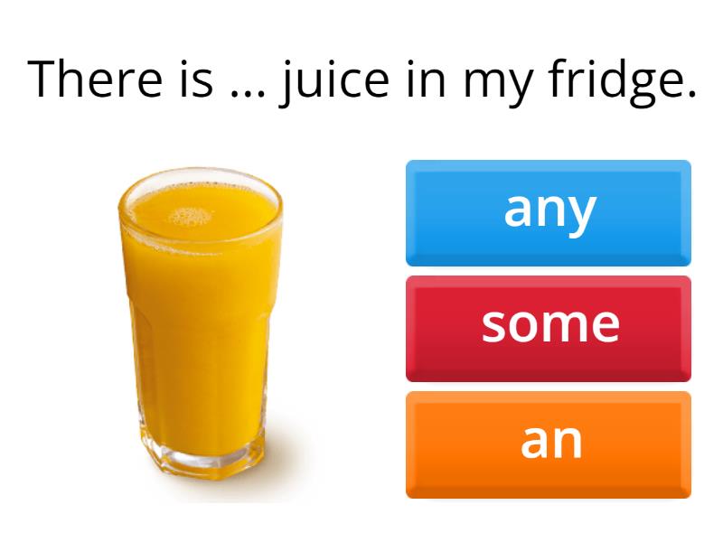 Some / Any Simple - Quiz