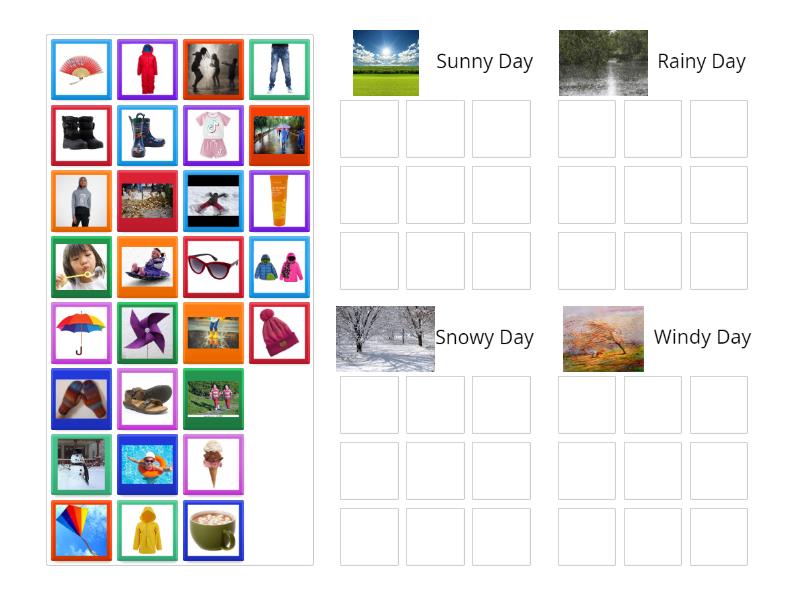 Weather Sorting - Group sort