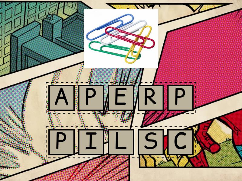 Common Objects - Anagram