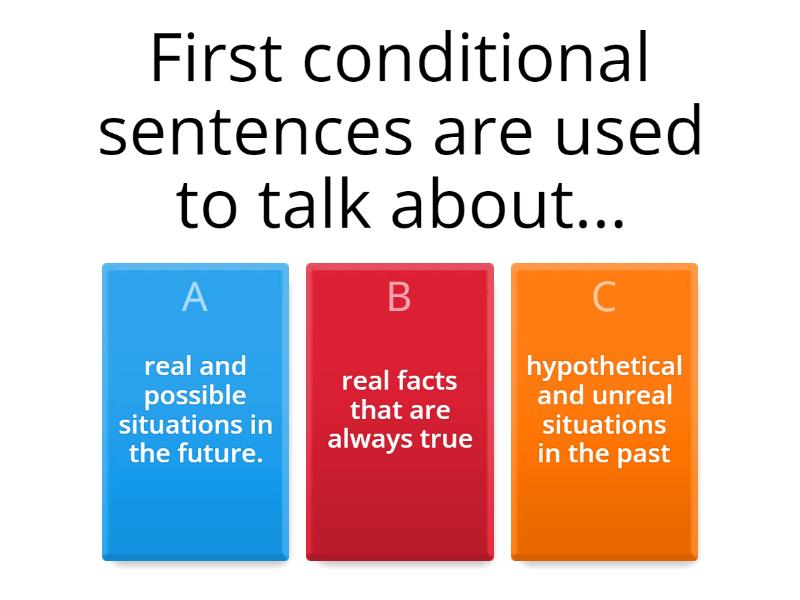 First Conditional - Quiz