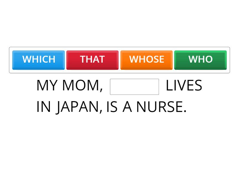 RELATIVE CLAUSES (B2) - Missing word