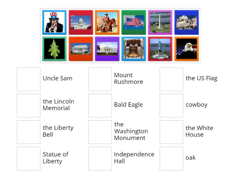 American Symbols - Match up
