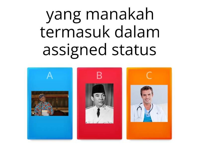 ips kelas 7 status sosial - Quiz