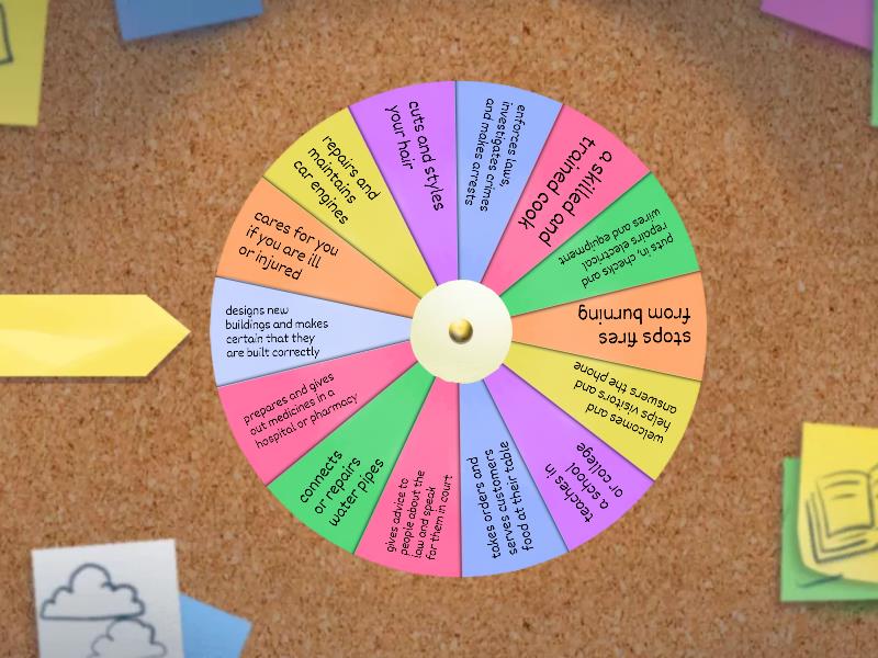 At work - Spin the wheel