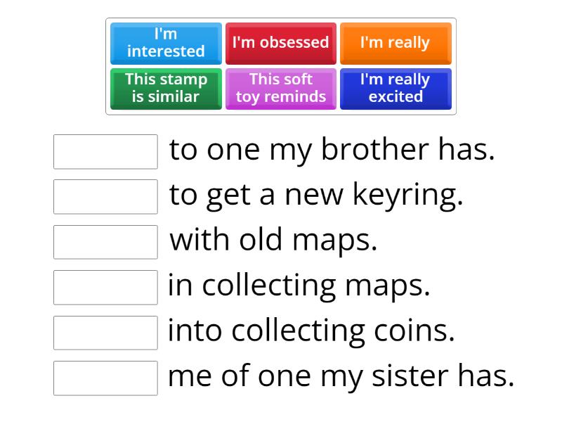 Match the sentence halves - Match up