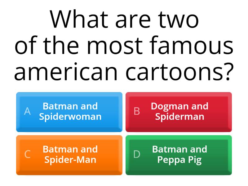 Cartoons - Quiz