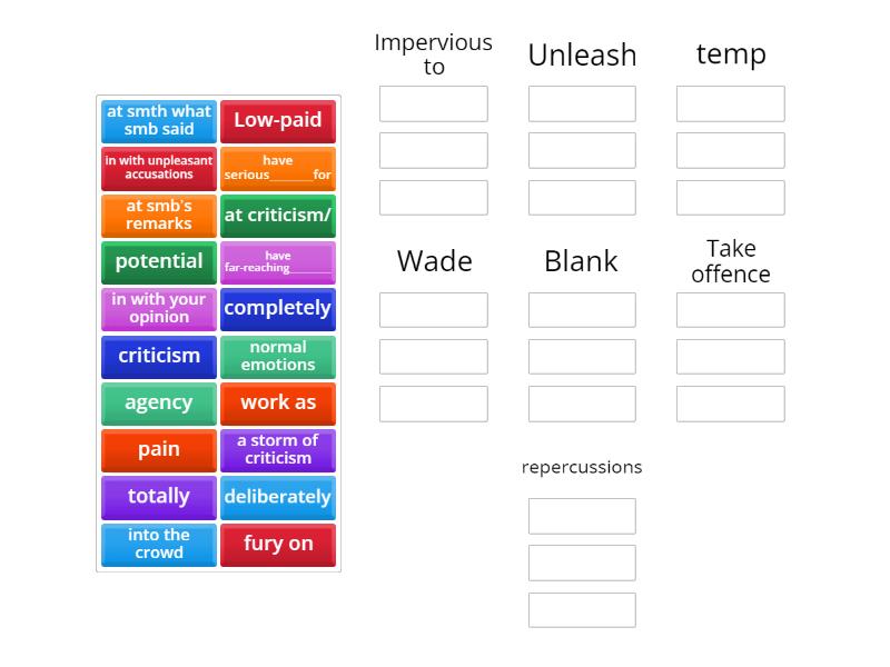 Roadmap C1 Unit 1B - Group sort