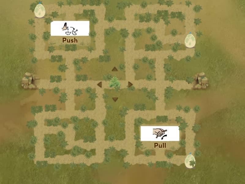 Push or Pull? - Maze chase