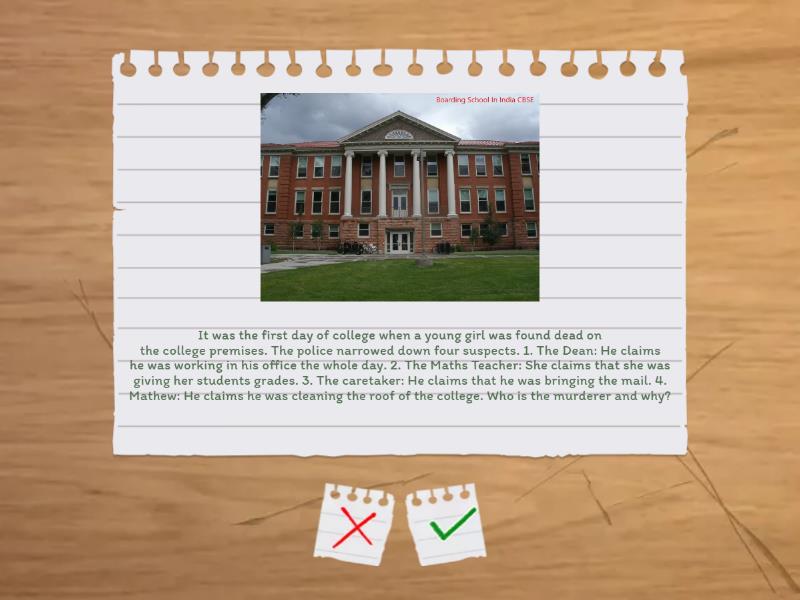 Criminal Riddles - Flash cards