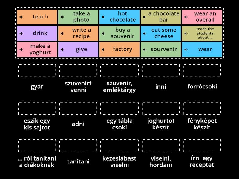 6B A visit to a food factory I. - Match up