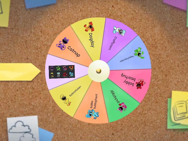 smiling critters - Spin the wheel