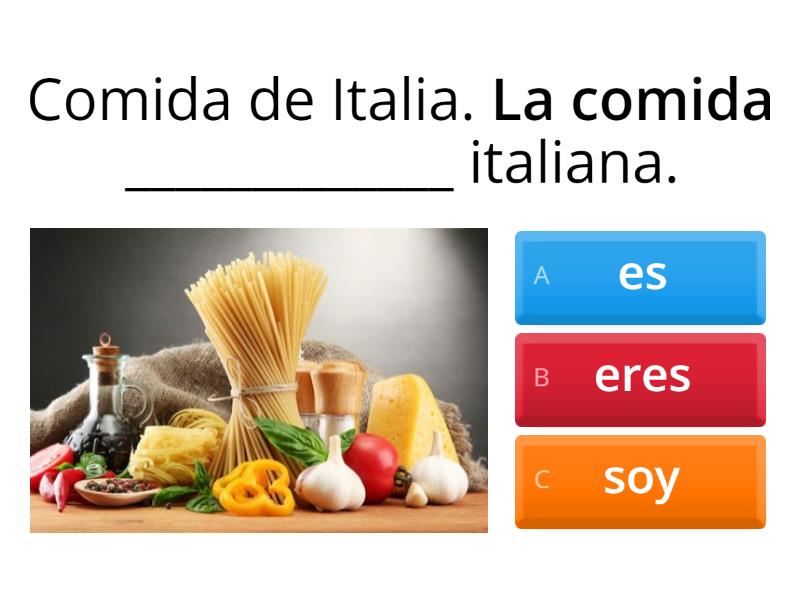 Las nacionalidades + Verbo SER - Quiz