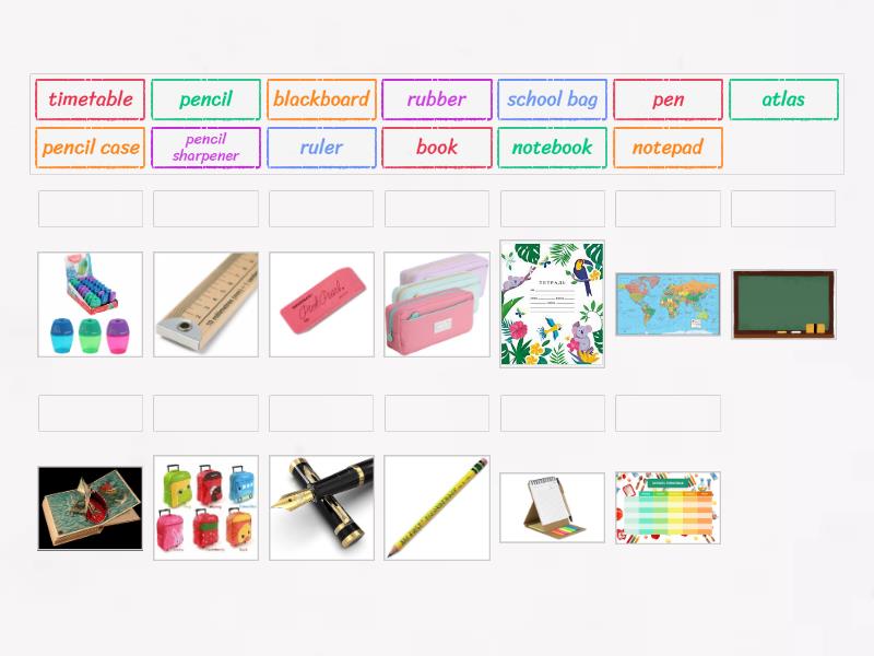 Spotlight 5 Classroom objects Module 1a - Match up