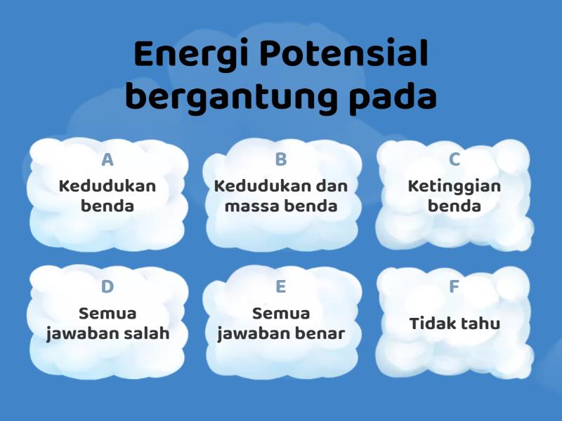 Hubungan Usaha dan Energi Potensial - Quiz Hubungan Usaha dan Energi Potensial - Quiz