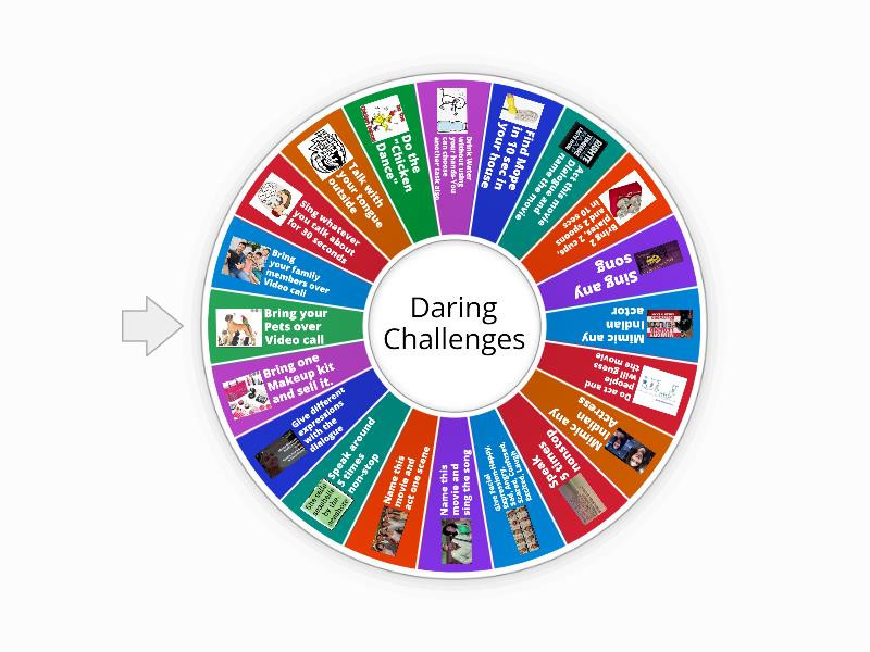 Spin the Wheel Dare Challenge - Roleta aleatória