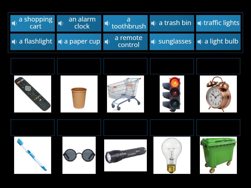 Compound Nouns: Everyday Objects - Une las parejas