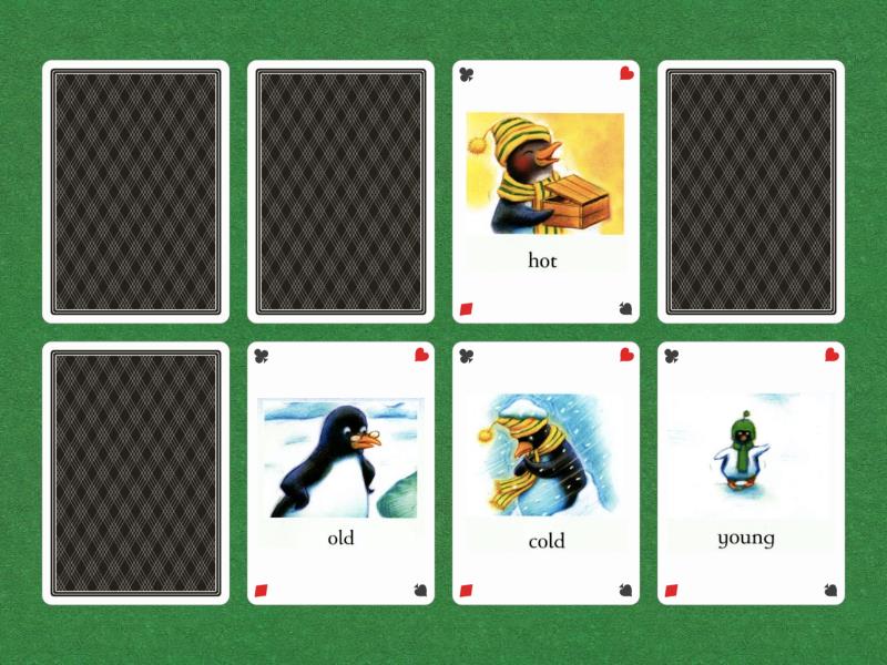 The Chilly Little Penguin Opposite Match - Matching pairs