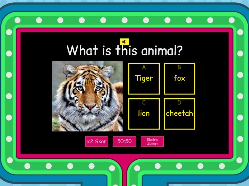 endangered and extinct species - Gameshow quiz