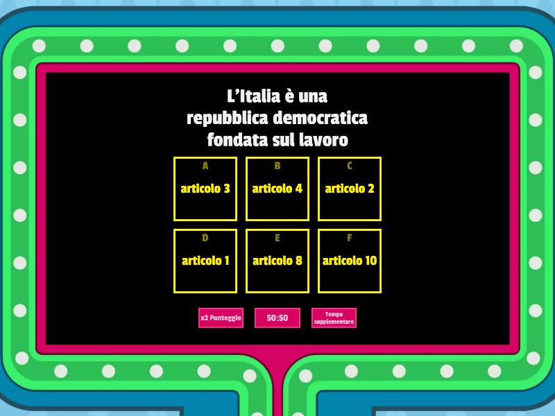 il telequiz del diritto - Gameshow quiz